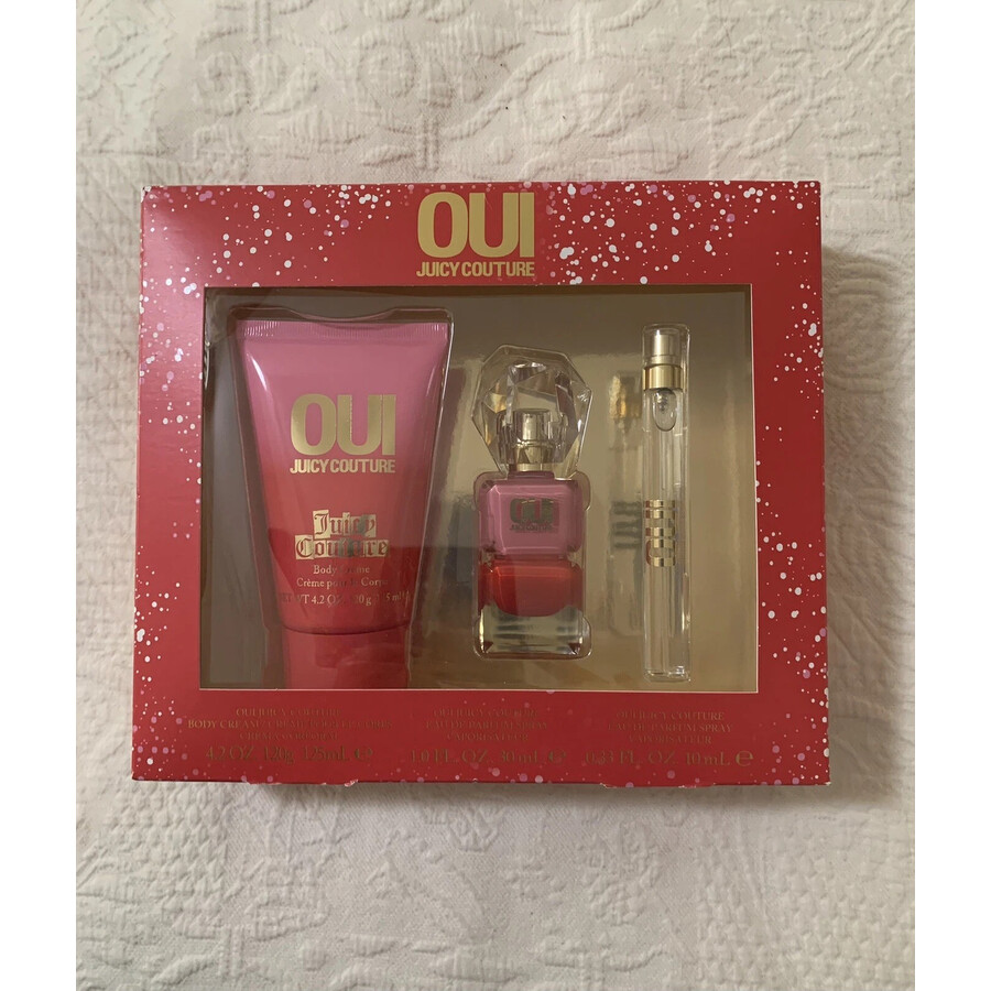 Juicy Couture Ladies Oui Lotion Gift Set Fragrances 719346702430 ...