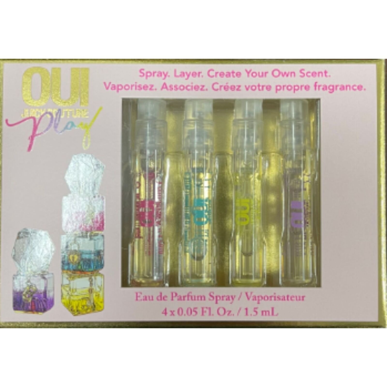 Juicy Couture Ladies Oui Play Gift Set Fragrances 719346256292 ...