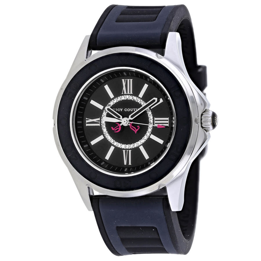 Juicy Couture Rich Girl Black Dial Ladies Watch 1900875 885997027113 - Watches, Rich Girl - Jomashop