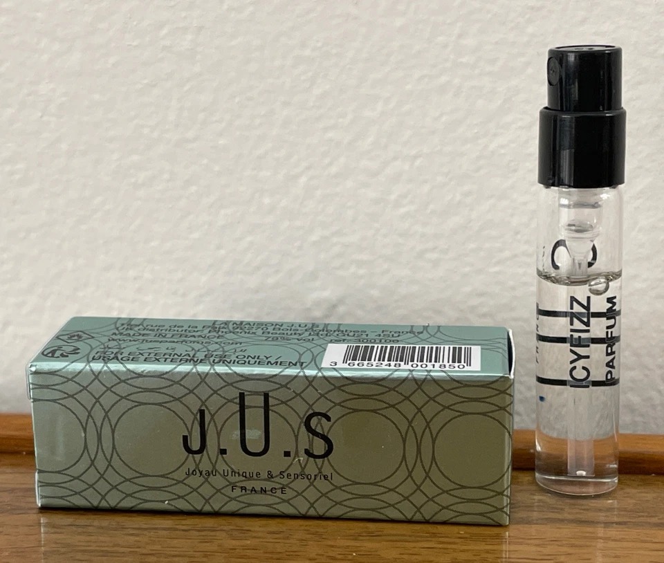 J.U.S Unisex Icyfizz EDP Spray 0.06 oz Fragrances 3665248001850 ...