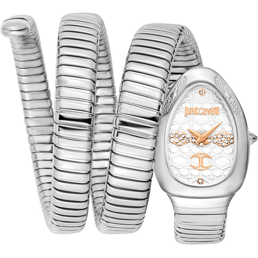 Just Cavalli Cosenza Silver-tone Dial Ladies Watch JC1L232M0015 ...