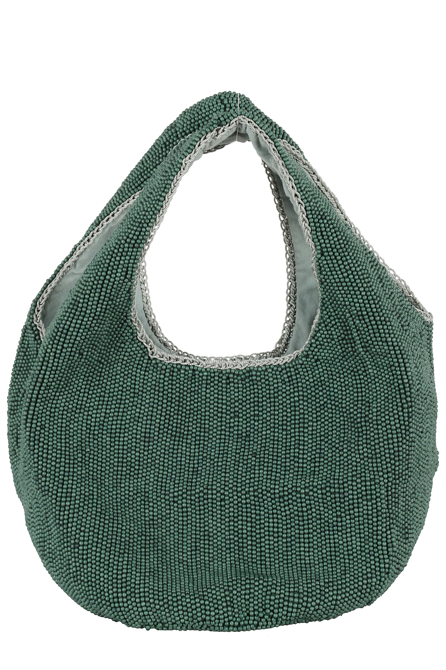 JW Anderson J.W. Anderson Mini Beaded Shopper HB0744 FA0469-097 GREEN ...