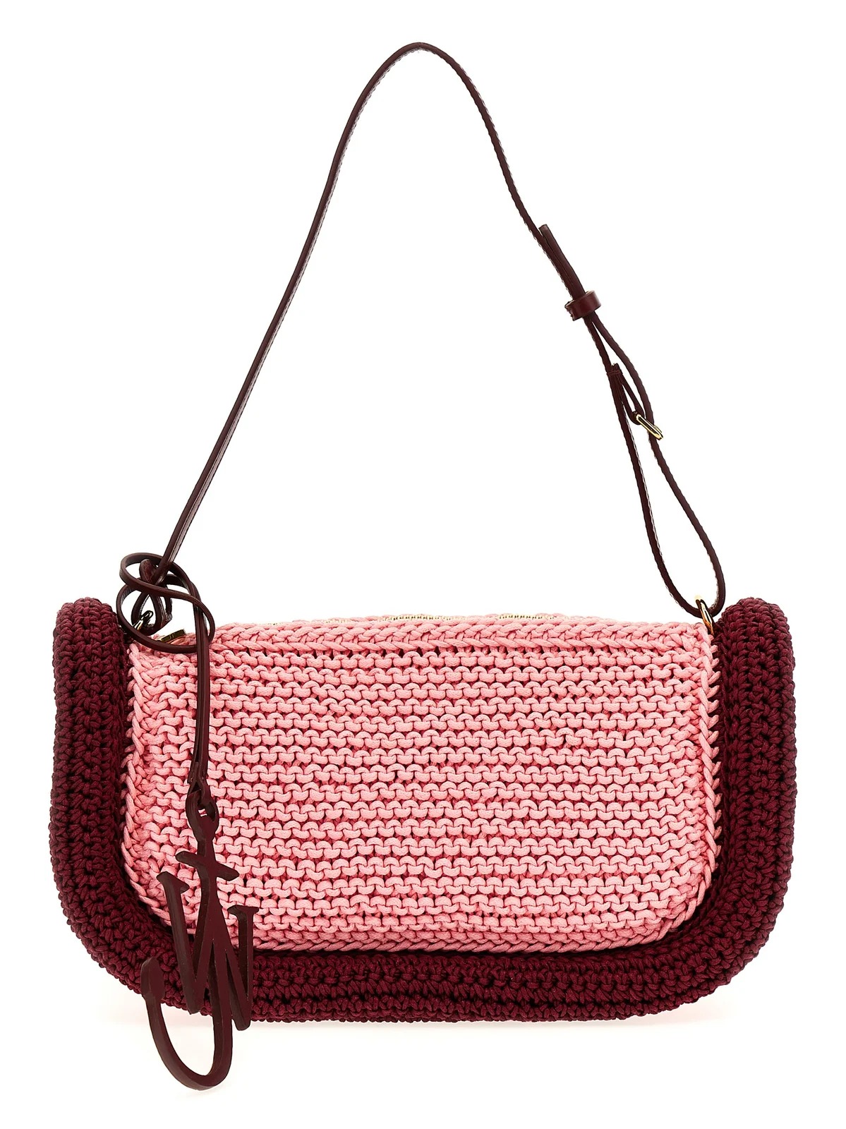 JW Anderson Two-Tone Bumper-15 Crochet-Knit Handbag HB0576-FA0324 ...