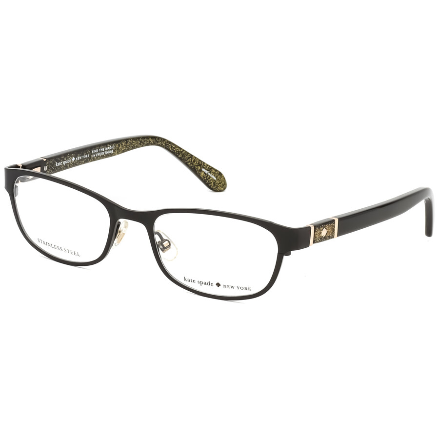 Kate Spade Ladies Black Square Eyeglass Frames Jayla00030048 ...