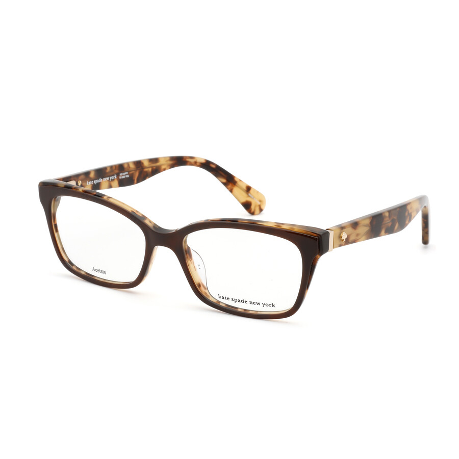 Kate Spade Ladies Brown Rectangular Eyeglass Frames Jeri0WR90050 ...