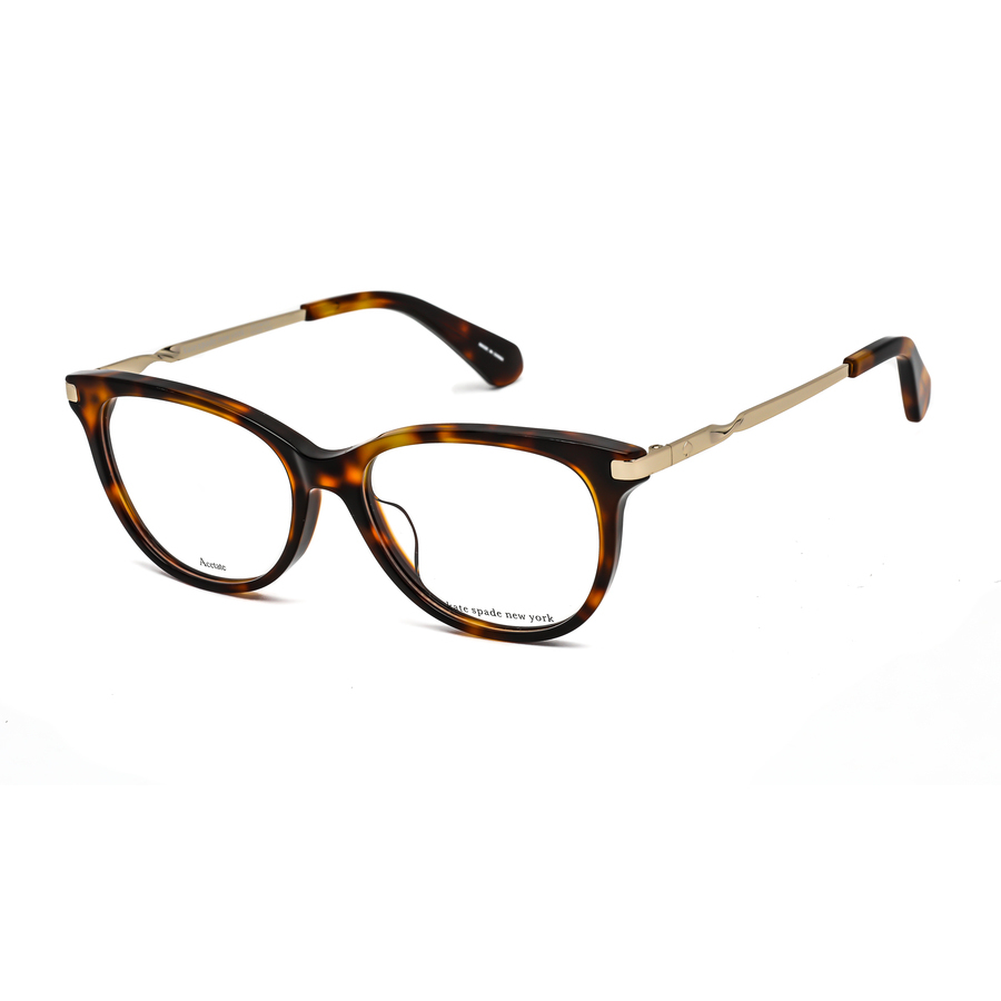 Kate Spade Ladies Tortoise Rectangular Eyeglass Frames Emalie/F00860052 ...