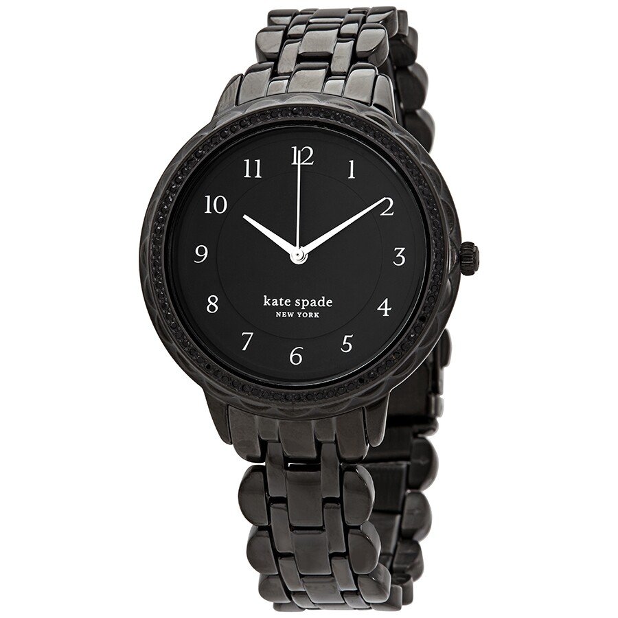 Kate Spade New York Morningside Quartz Crystal Black Dial Ladies Watch ...
