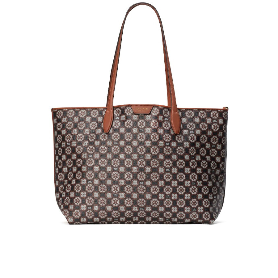 Kate Spade Sutton Flower Monogram Pattern Tote K9026 BLC 196021159213 ...
