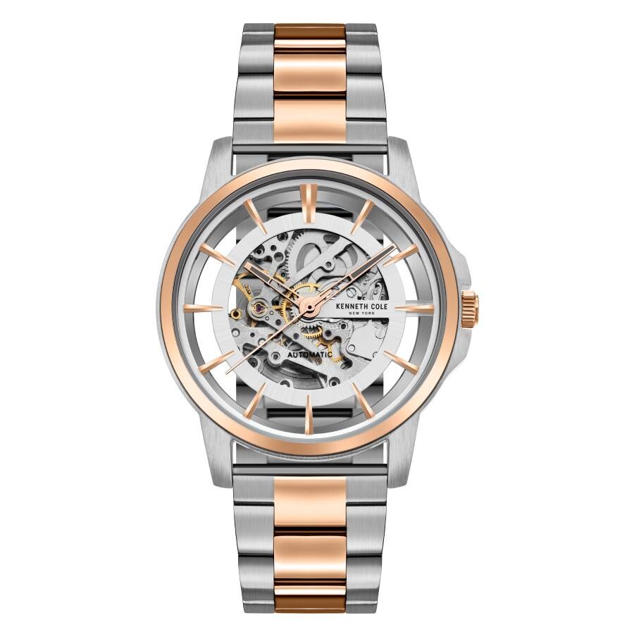Kenneth Cole New York Automatic Skeleton Dial Men's Watch KC5022701010 ...