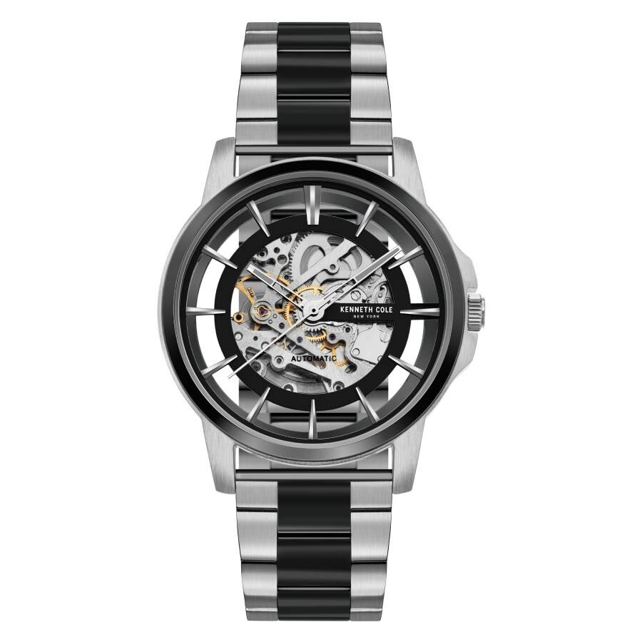 Kenneth Cole New York Automatic Skeleton Dial Watch KC5022700910 ...