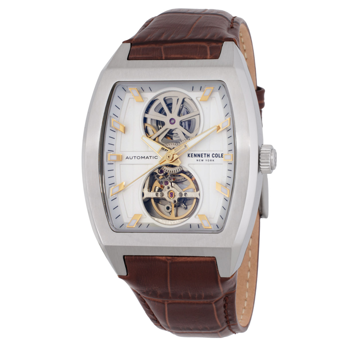 Kenneth Cole New York Curved Automatic Men's Watch KCWGX0058801 ...