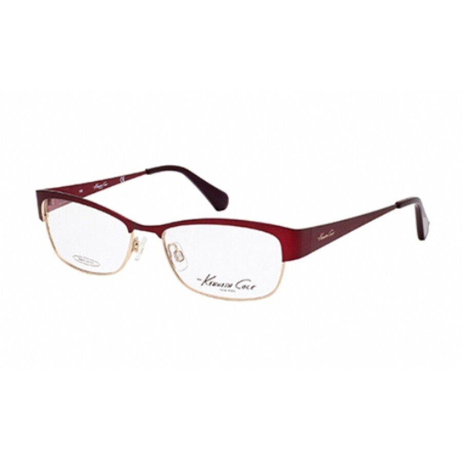 Kenneth Cole New York Ladies Red Rectangular Eyeglass Frames 369151 ...