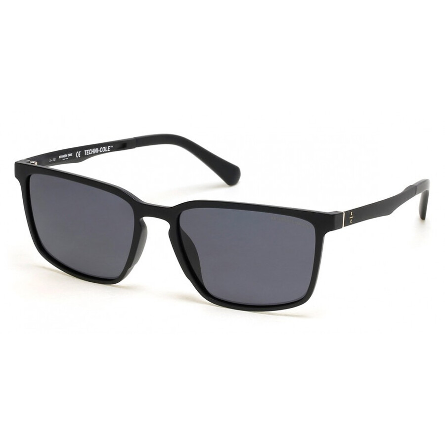 Kenneth Cole New York Kenneth Cole Smoke Rectangular Men's Sunglasses ...