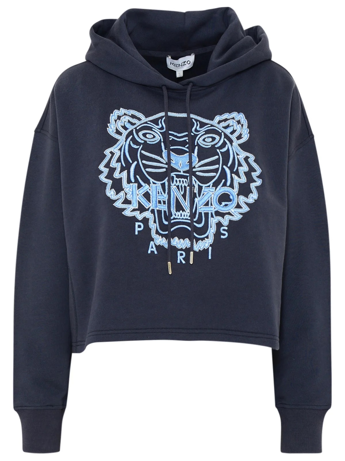 Kenzo Ladies Tiger-print Pullover Hoodie, Size Medium FB62SW6604XF-79 ...