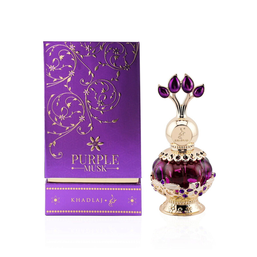 Khadlaj Ladies Malika Purple Musk Perfume Oil 0.67 oz Fragrances ...