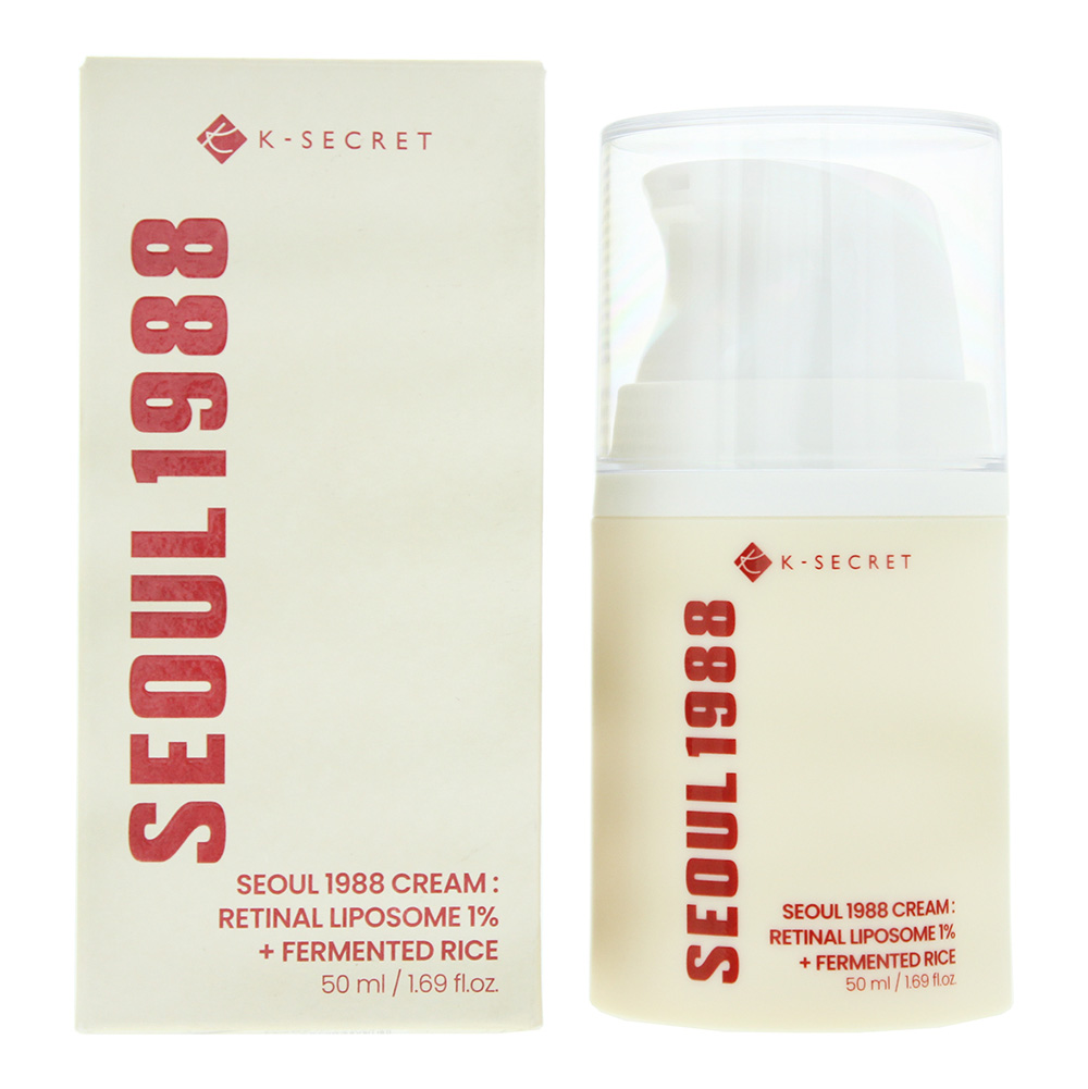 K-Secret Ladies Seoul 1988 Retinal Liposome + Fermented Rice Face Cream ...