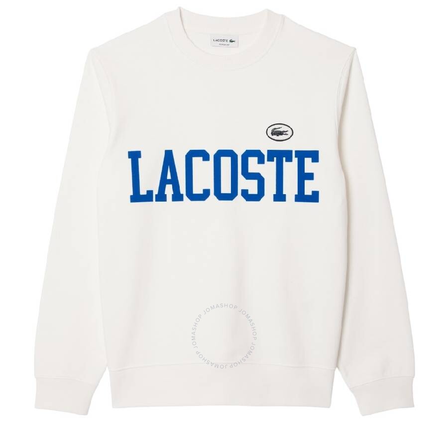 Lacoste Flocked Logo Fleece Sweatshirt, Brand Size 8 (3XL) SH7420-MO ...