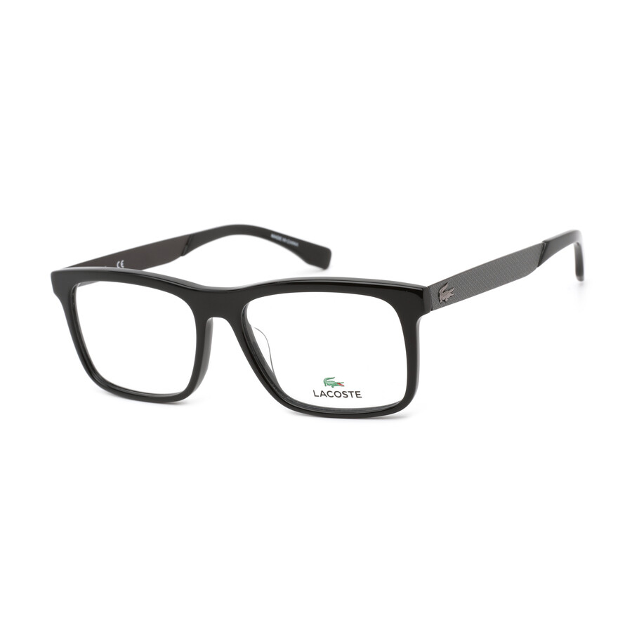 Lacoste Men's Black Rectangular Eyeglass Frames L278800155 L2788 001 55 ...