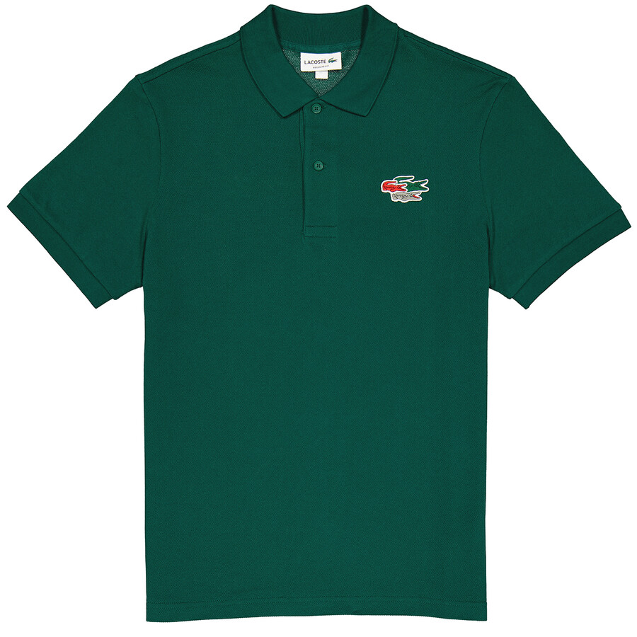 Lacoste Men's Crocodiles Organic Cotton Regular Fit Polo Shirt, Brand ...