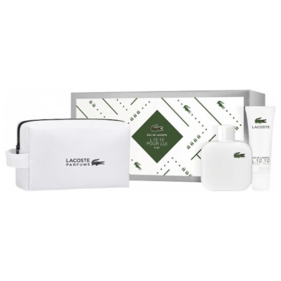 Lacoste Men's Eau De Lacoste L.12.12 Blanc Gift Set Fragrances 3614225299391 - Lacoste, L.12.12 ...