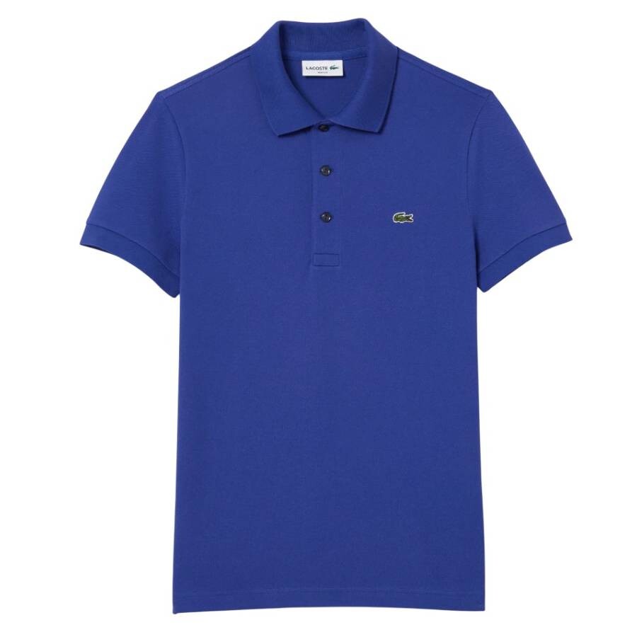 Lacoste Stretch Pique Short-Sleeve Slim Fit Polo Shirt, Brand Size 4 ...