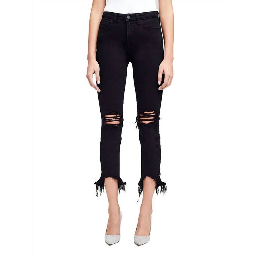 L'Agence Ladies High Line High Rise Skinny Jean Saturated Black ...