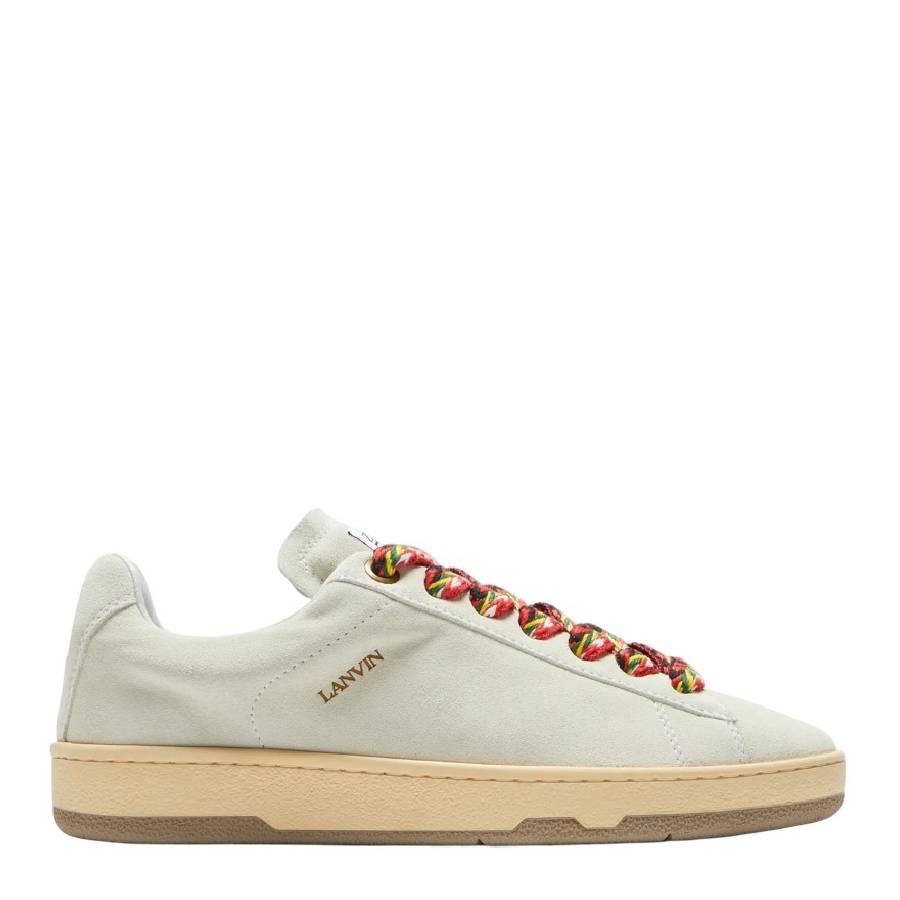 Lanvin Lite Curb Low Top Suede Sneakers, Brand Size 35 (US Size 4) FW ...