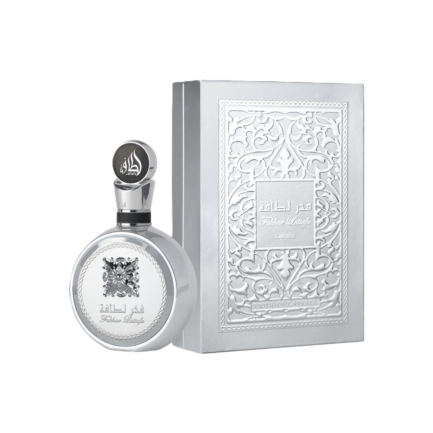 Lattafa Unisex Fakhar Platin EDP Spray 3.4 oz Fragrances 6290362345817 ...