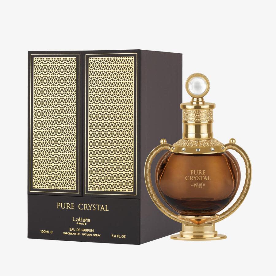 Lattafa Unisex Pride Pure Crystal EDP Spray 3.4 oz Fragrances ...
