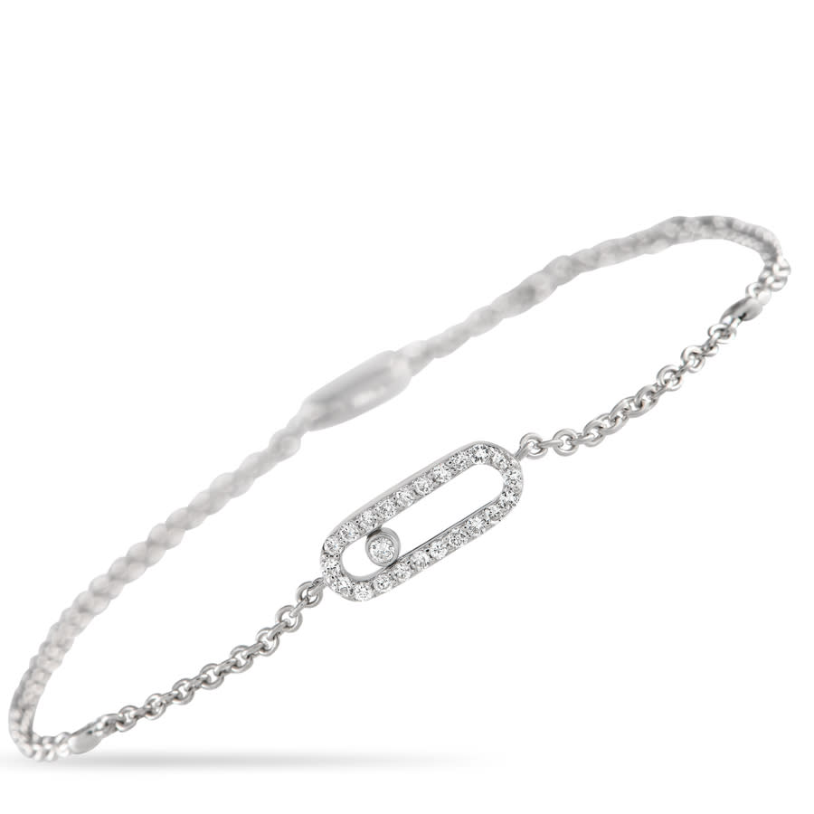Lb Exclusive 18K White Gold 0.22ct Diamond Bracelet ALB-17878-W ...