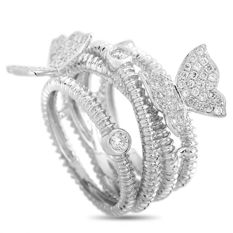 Lb Exclusive 18K White Gold 0.65ct Diamond Ring ALR-15971-W-W-625 ...