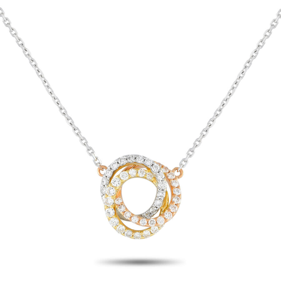 Lb Exclusive 18K White, Rose, and Yellow Gold 0.50ct Diamond Triple ...