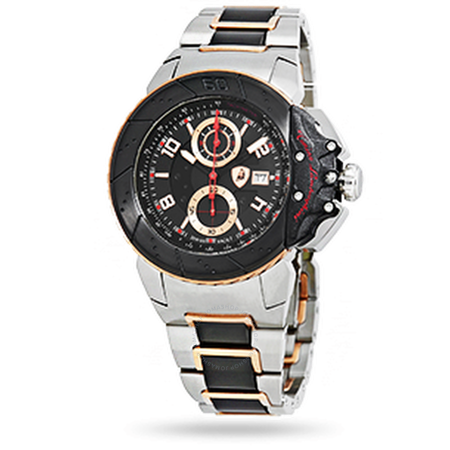 Lamborghini Brake Black Dial Men's Chronograph Watch B-9 - Lamborghini ...