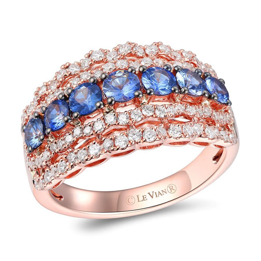 Le Vian Ladies Blueberry Sapphire Rings set in 14K Strawberry Gold ...