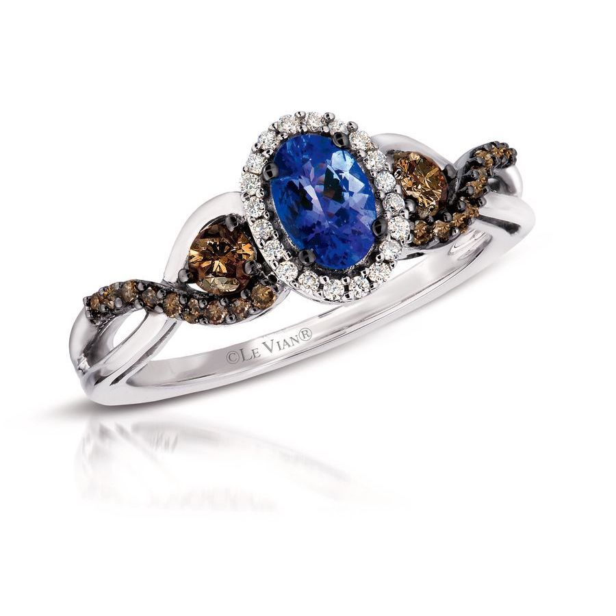 Le Vian Ladies Blueberry Tanzanite Ring set in 14K Vanilla Gold 37980 ...