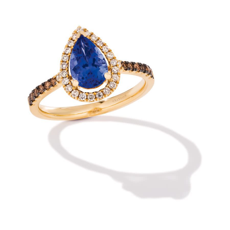 Le Vian Ladies Blueberry Tanzanite Rings set in 14K Honey Gold R6663TZ ...
