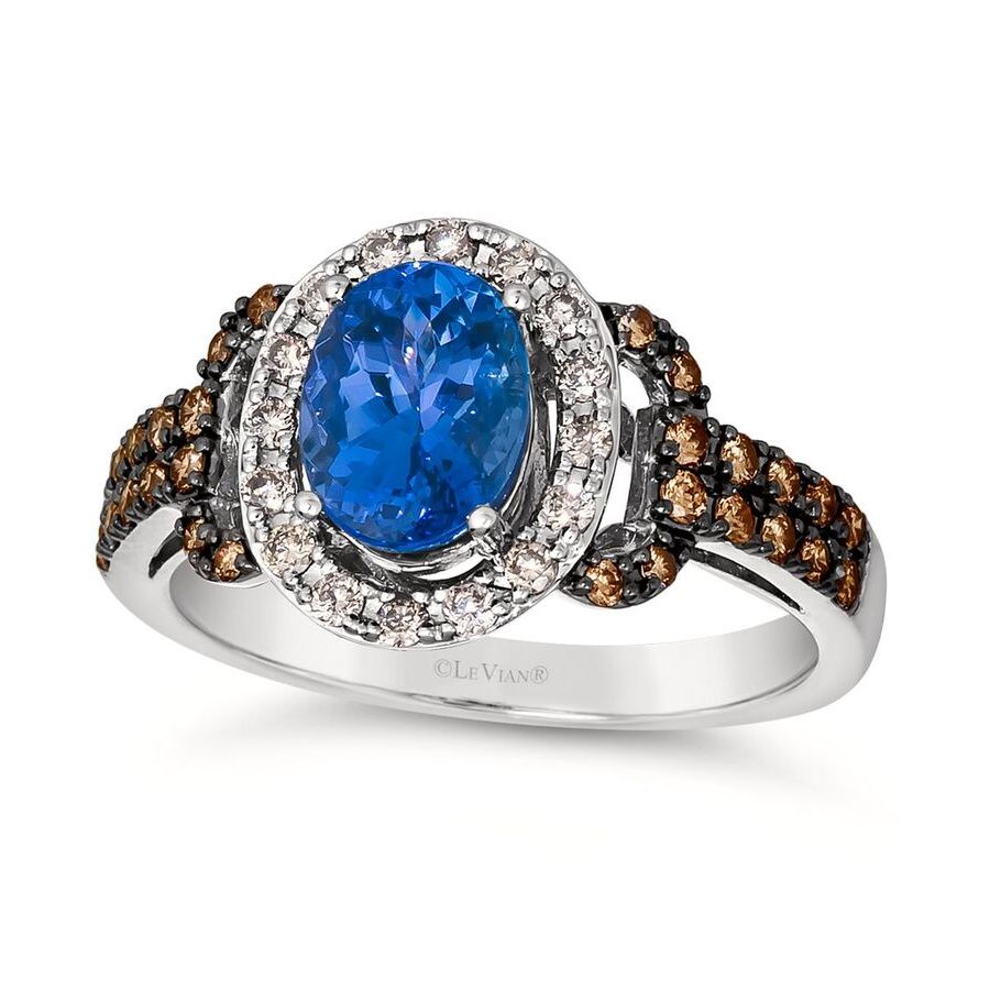 Le Vian Ladies Blueberry Tanzanite Rings set in 14K Vanilla Gold BVQK ...