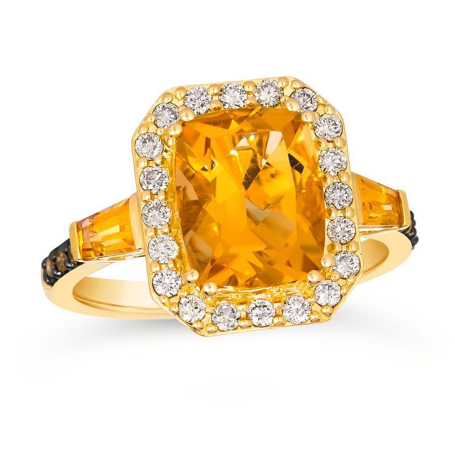 Le Vian Ladies Cinnamon Citrine Rings set in 14K Honey Gold KTR1232CTBD ...