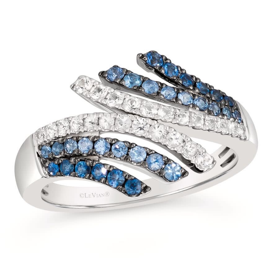 Le Vian Ladies Denim Ombre Rings set in 14K Vanilla Gold 88049 ...