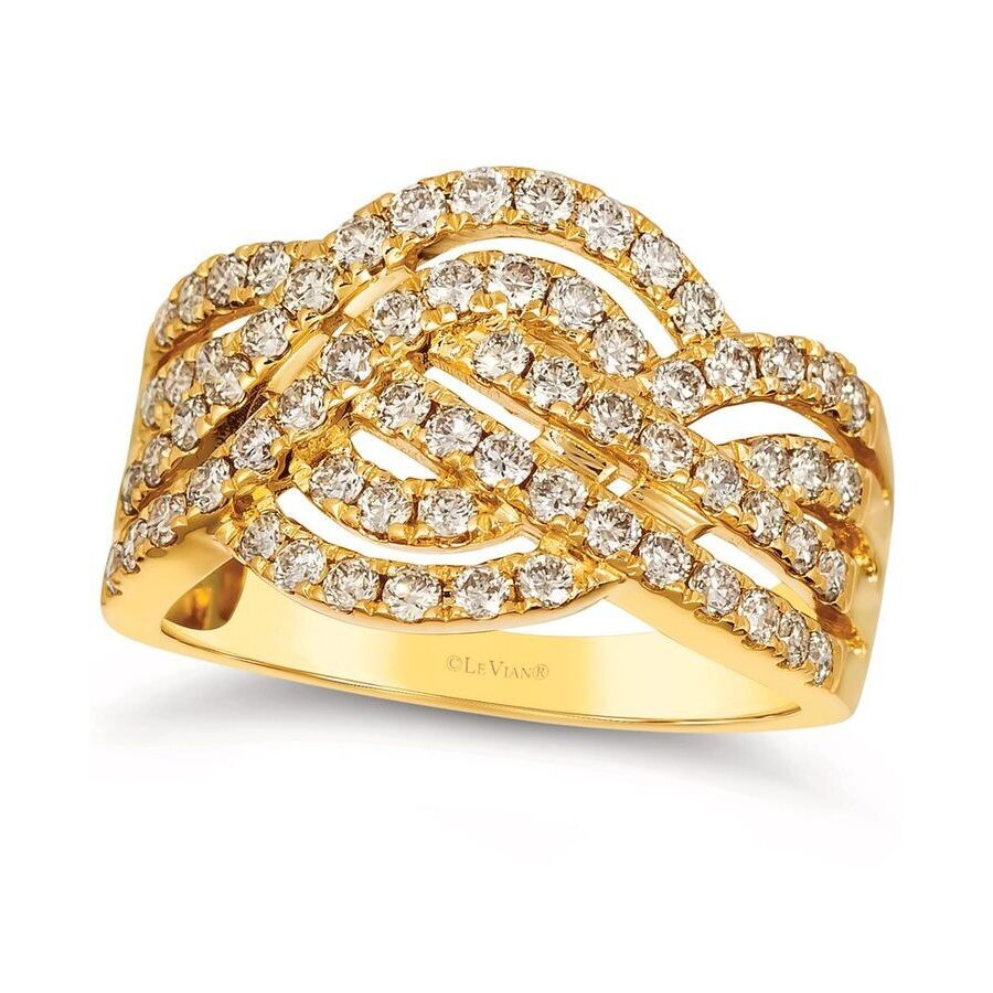 Le Vian Ladies Diamond Classic Rings set in 14K Honey Gold Ladies ...