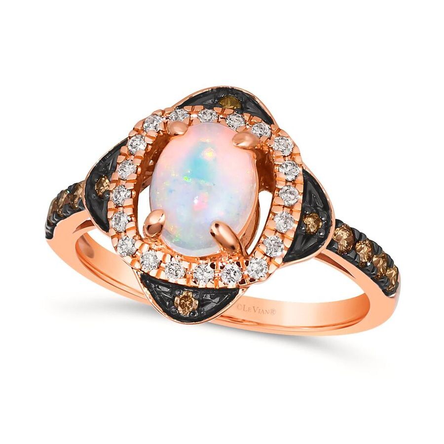 Le Vian Ladies Neopolitan Opal Collection Rings set in 14K Strawberry ...