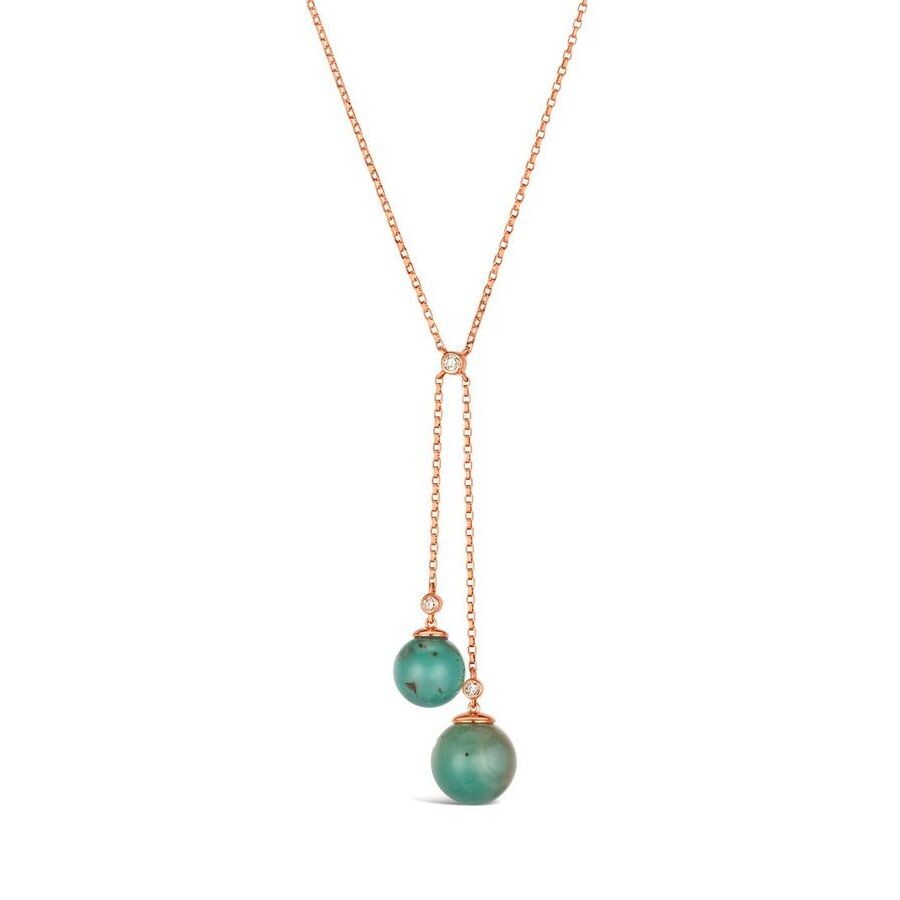 Le Vian Ladies Peacock Aquaprase Collecton Necklaces set in 14K ...