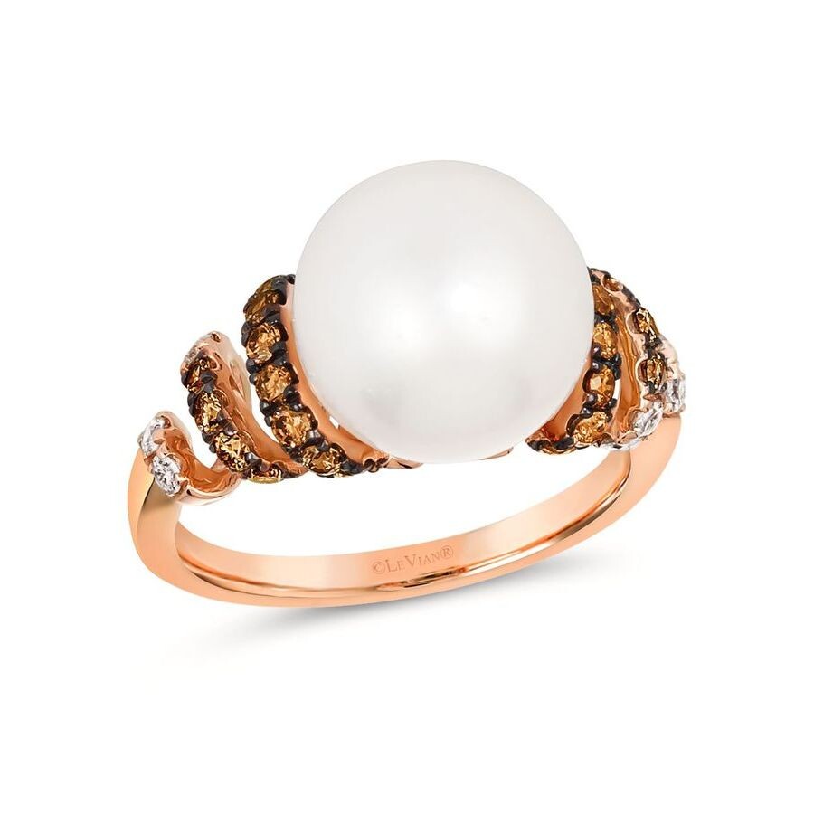 Le Vian Ladies Wisdon Pearls Rings set in 14K Strawberry Gold 91248a ...