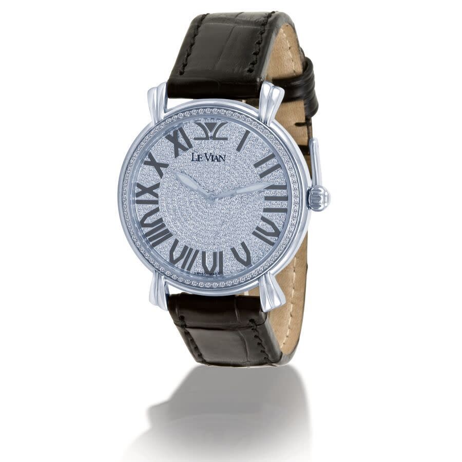 Le Vian Medallion Quartz Diamond Silver Dial Unisex Watch LV138SSDI ...