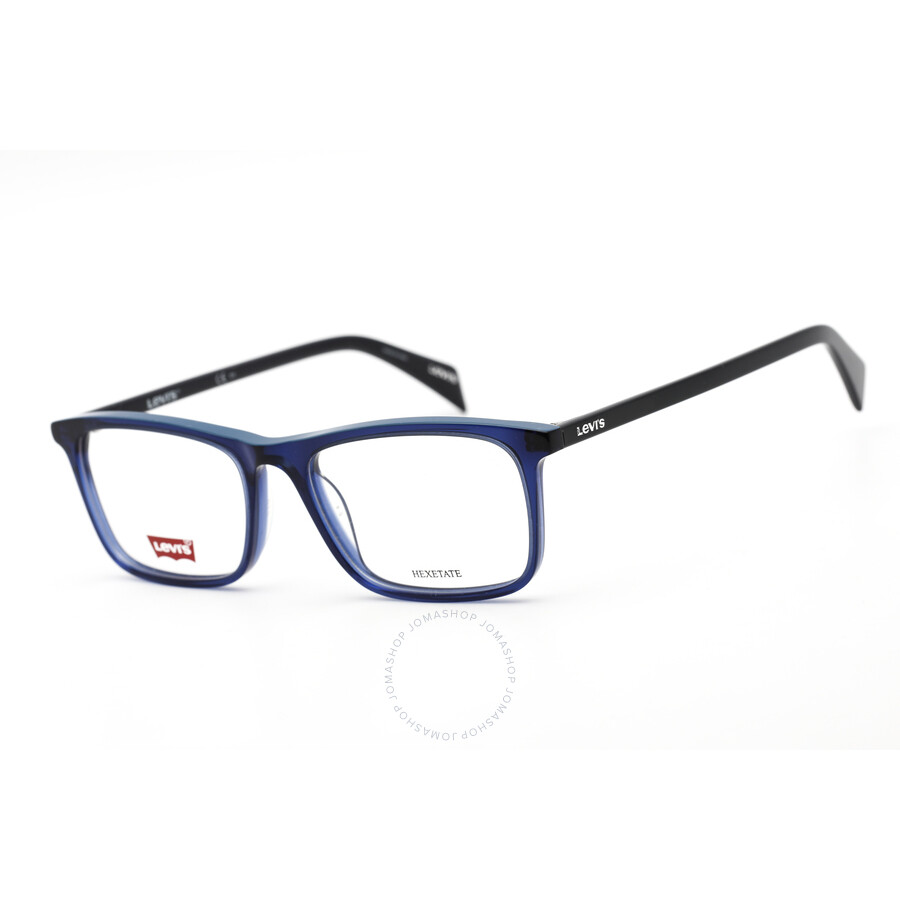 Levis Mens Blue Rectangular Eyeglass Frames Lv10040pjp0053 716736256726 Eyeglasses Jomashop