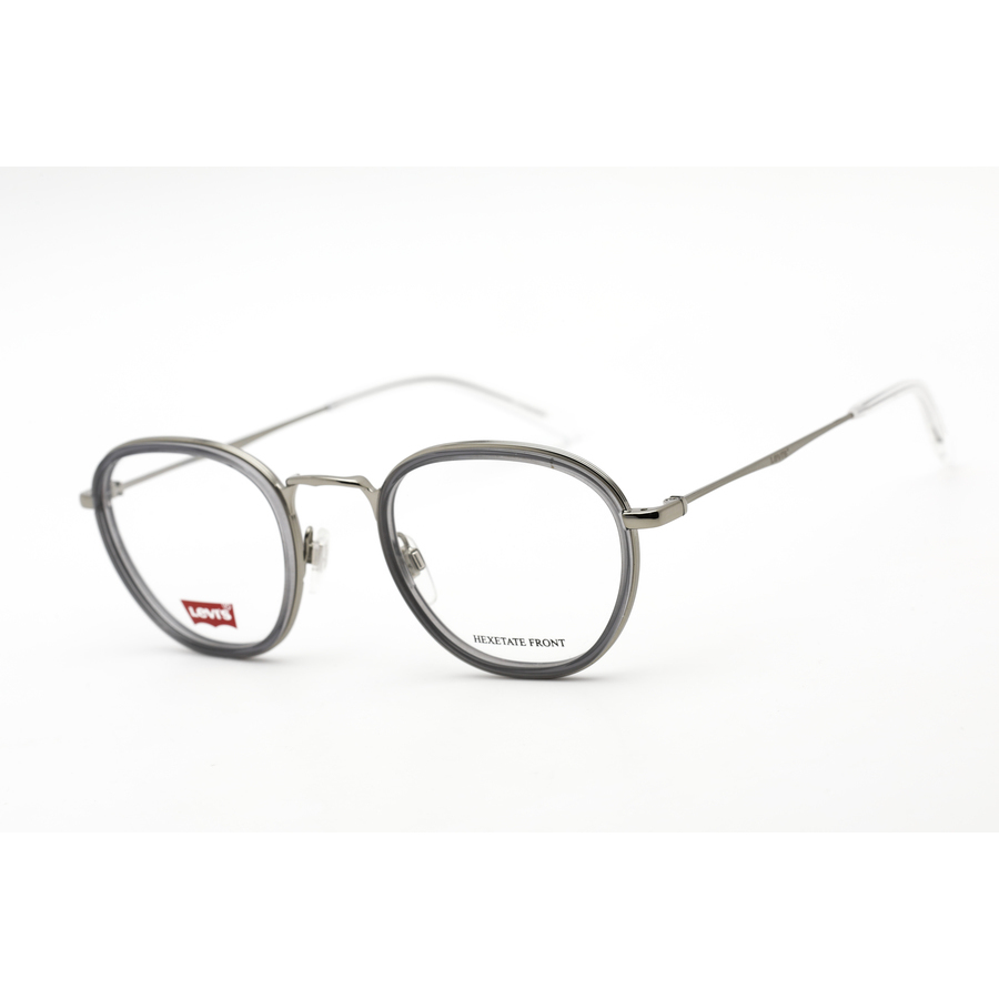Levi's Men's Grey Round Eyeglass Frames LV50120KB70051 716736296807 ...