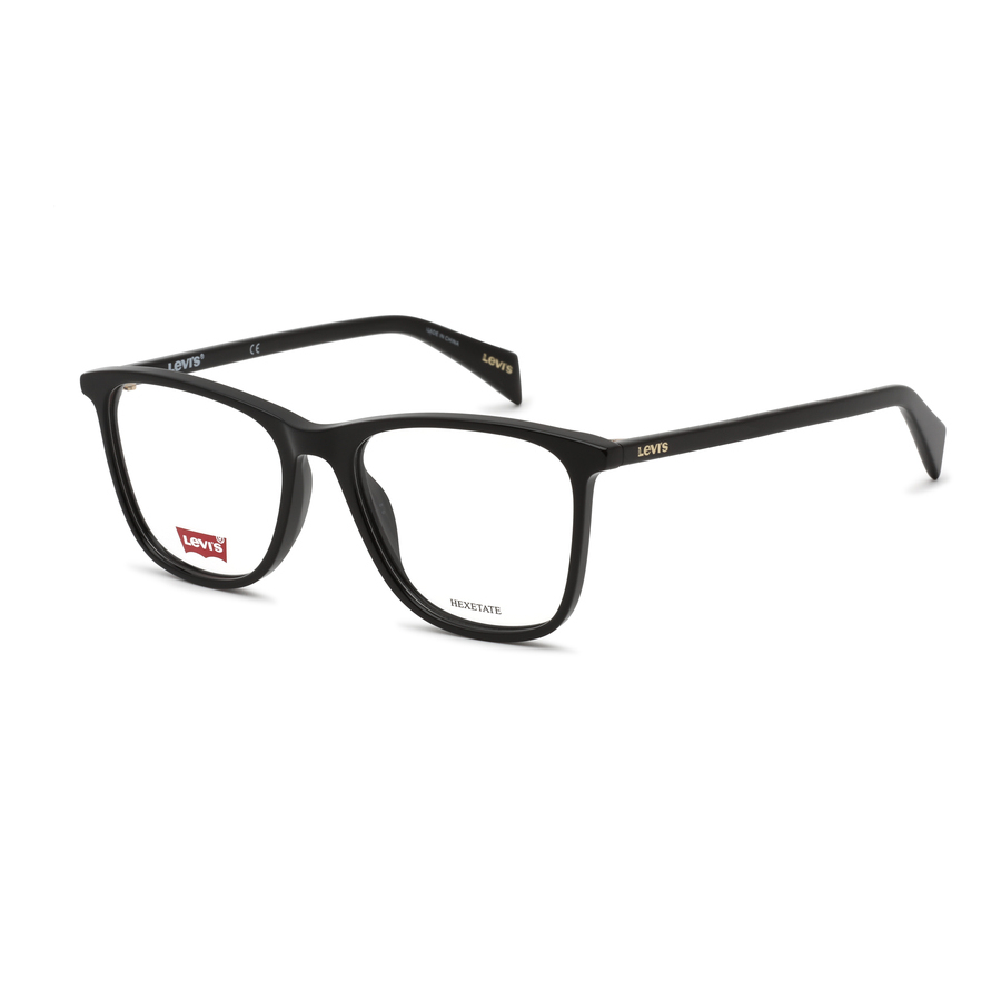 Levi's Unisex Black Rectangular Eyeglass Frames LV100308070052 ...