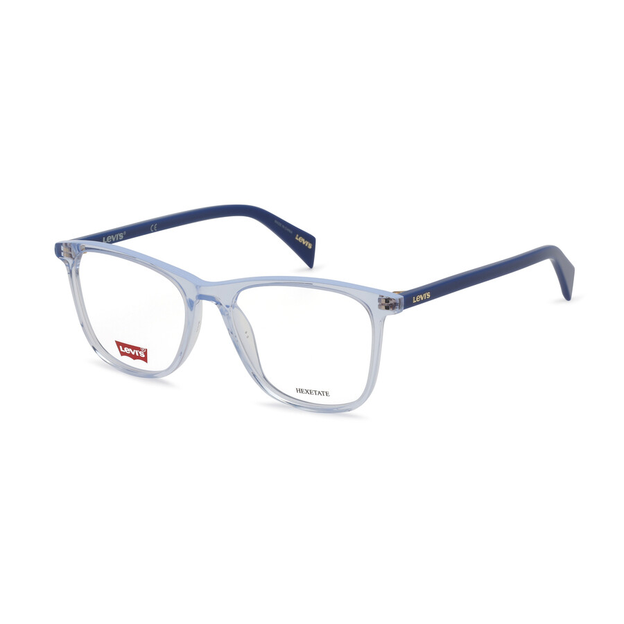Levi'S Unisex Blue Rectangular Eyeglass Frames LV10030MVU0052 ...