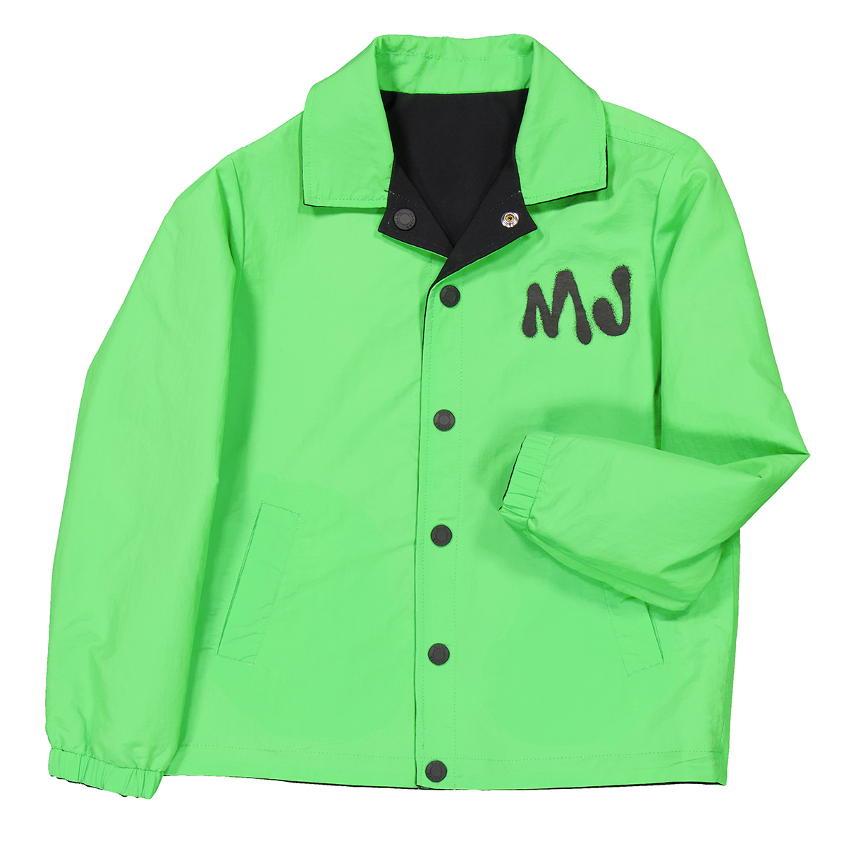Marc Jacobs Little Kids Logo Print Reversible Jacket In Black | ModeSens
