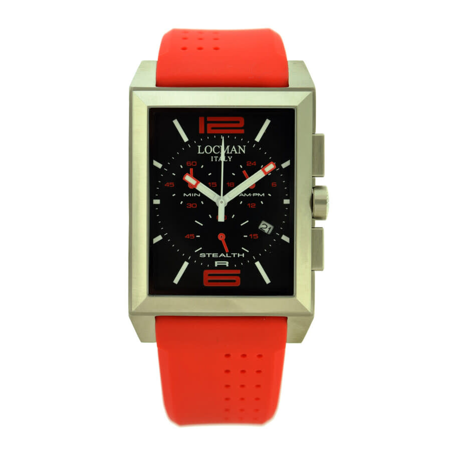 Locman Classic Chronograph Quartz Black Dial Men's Watch 242BKRD1RD ...